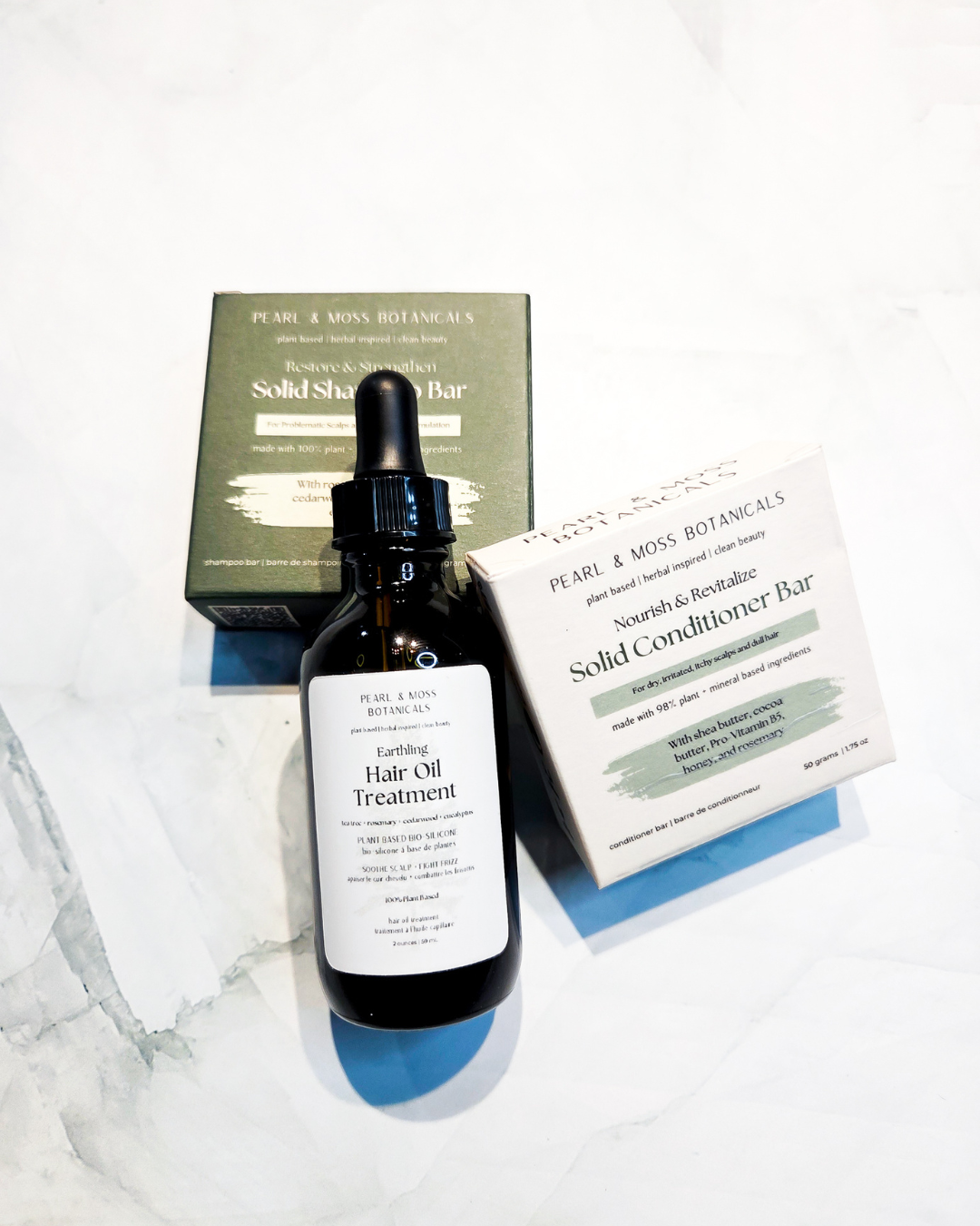 Earthling Hair Trio – Pearl & Moss Botanicals